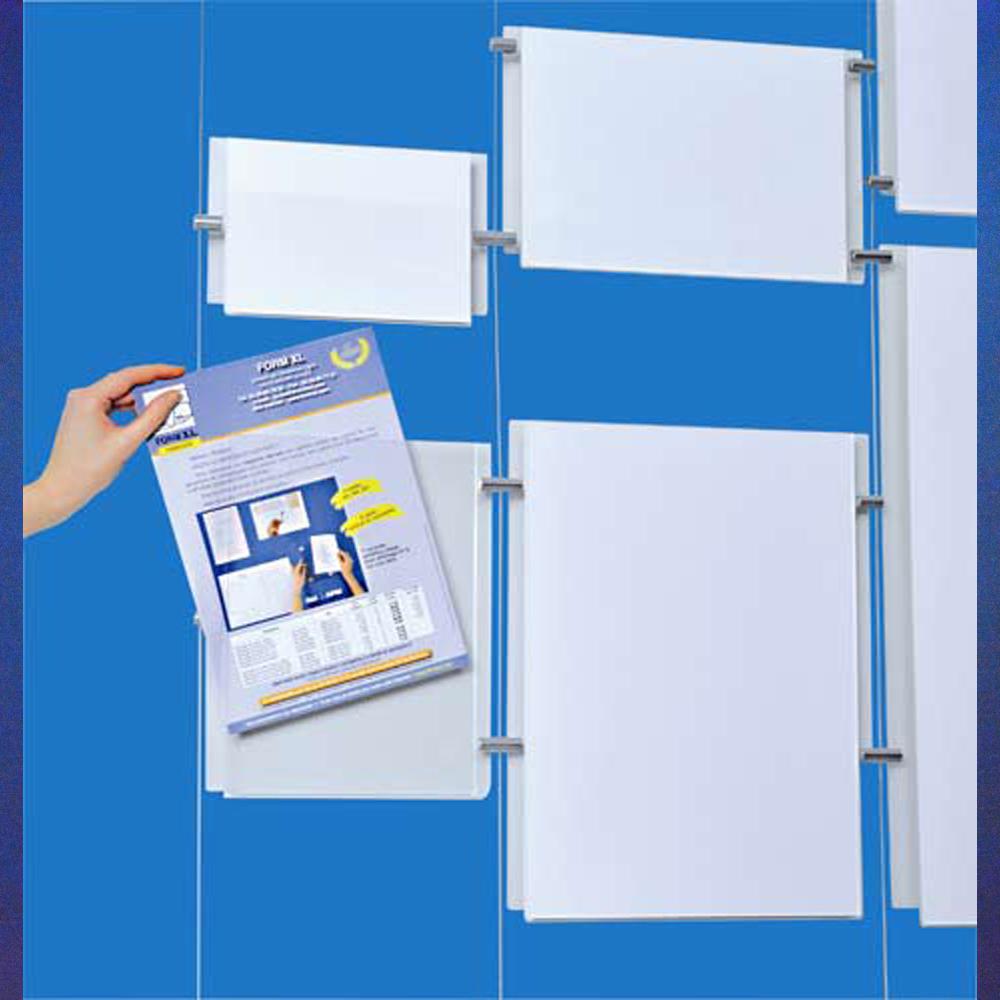 Affichage suspendu par cable - Cimaises et affichage sur câble ...