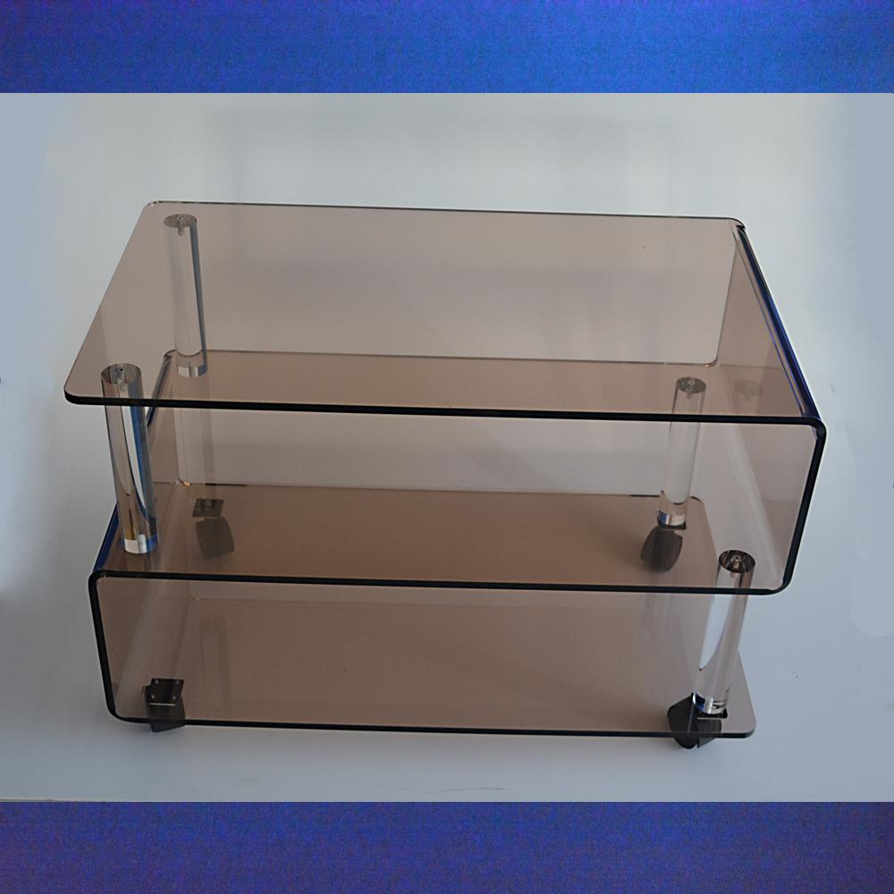 Meuble tv hifi sur roulettes - Meubles télé Plexiglas | Formxl